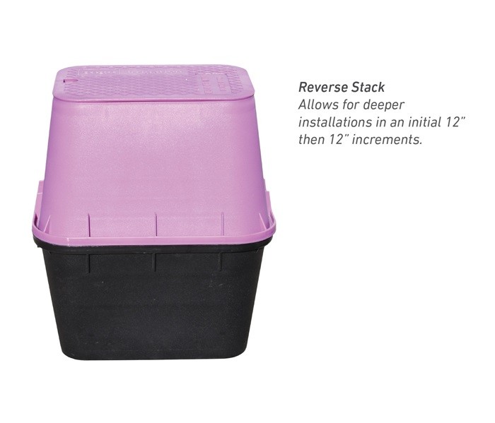 TORO 12 X 17 RECT BOX PURPLE - TVB-1217-12-E_